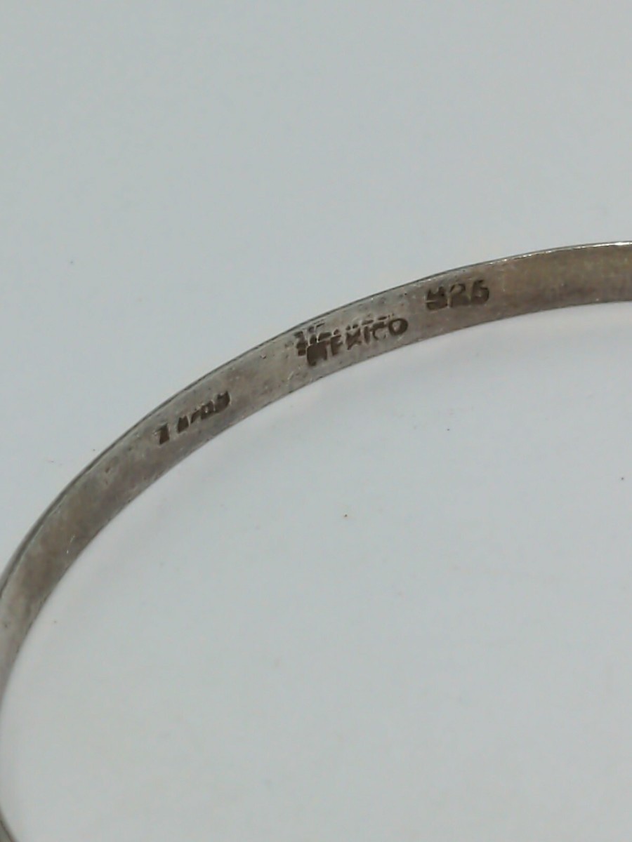 Vintage Sterling Silver 925 Mexico Bangle Bracelet 8 Vintage Sterling Silver 925 Mexico Bangle Bracelet 8
