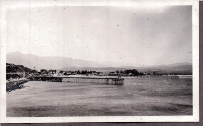 VINTAGE PHOTOGRAPH BAY/PIER BAHIA DE ENSENADA BAJA CALIFORNIA MEXICO ...