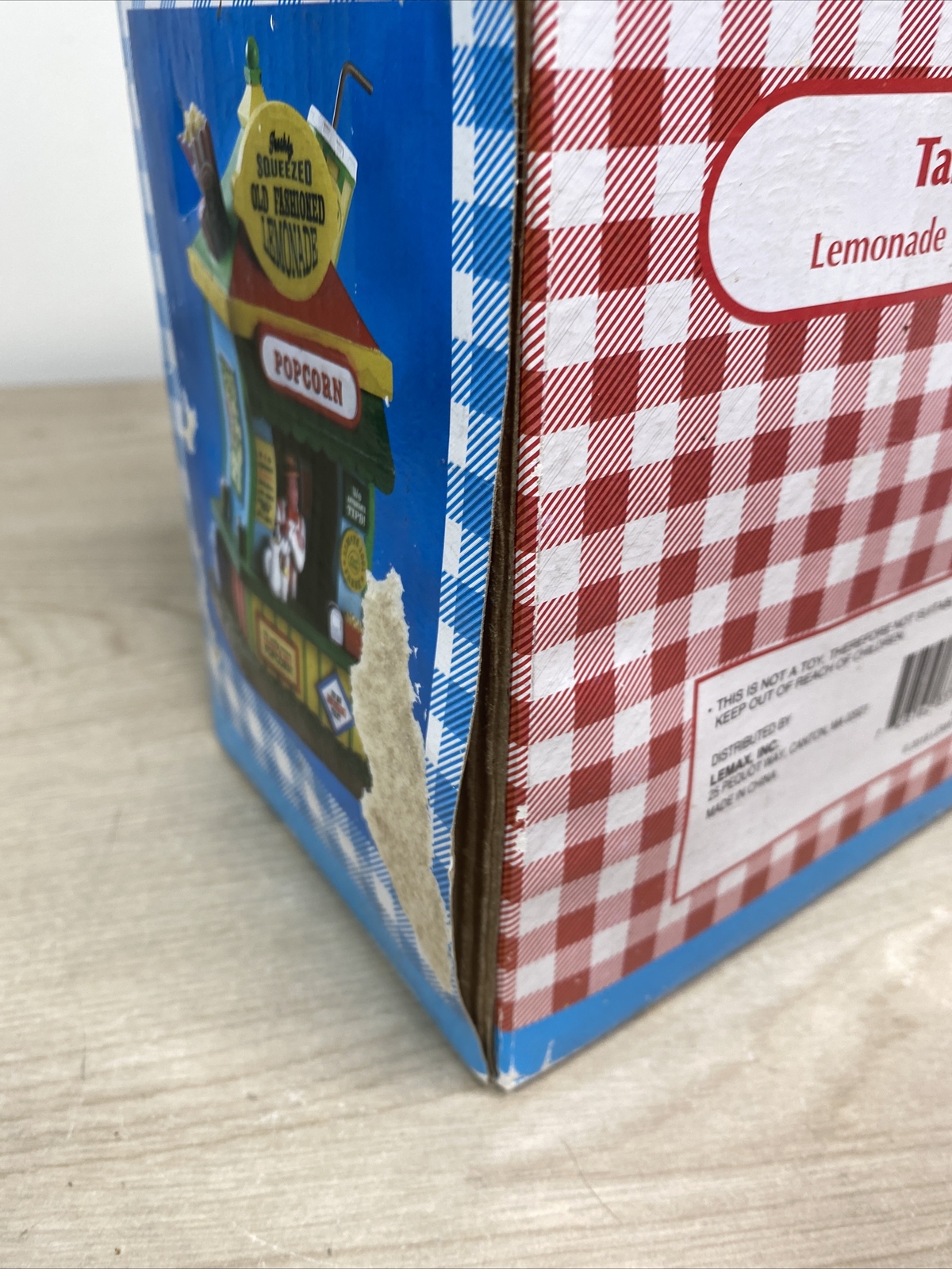 Lemax Table Accent Lemonade Popcorn Stand Carnival Village Accessory ...