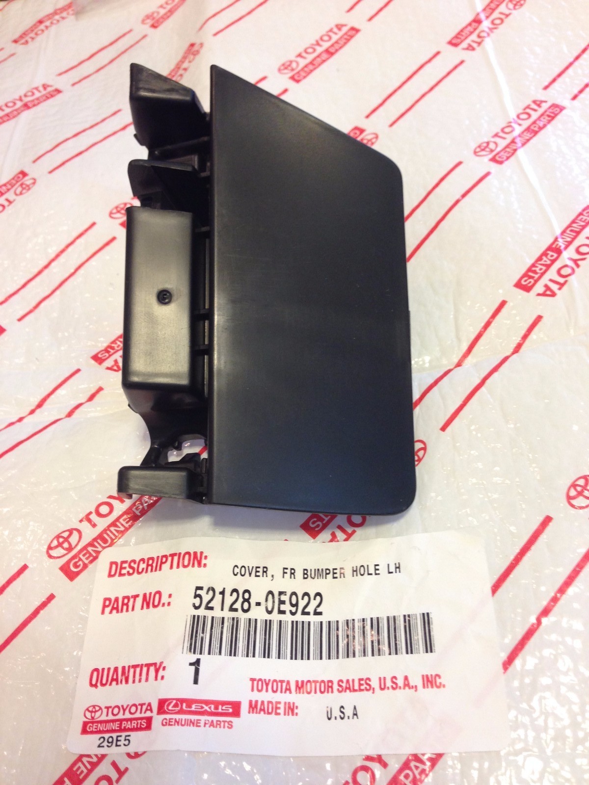 *NEW LEXUS RX350/450H FRONT LEFT BUMPER TOW HOOK COVER LH OEM CAP F ...