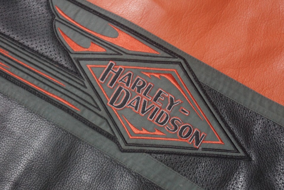 Harley Davidson Men's Cluster Classic Bar&Shield Leather Jacket 2XL ...