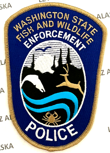 WASHINGTON STATE FISH & WILDLIFE ENFORCEMENT POLICE PATCH SPC8 | eBay
