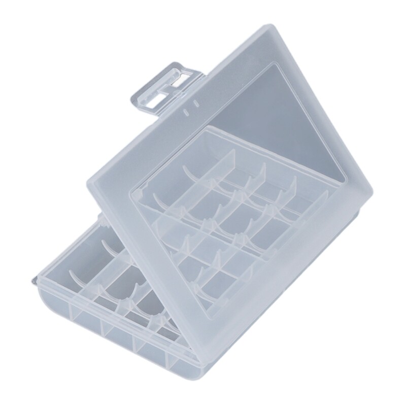 Plastic Battery Holder Case Organizers Container Batteries Storage Box ...