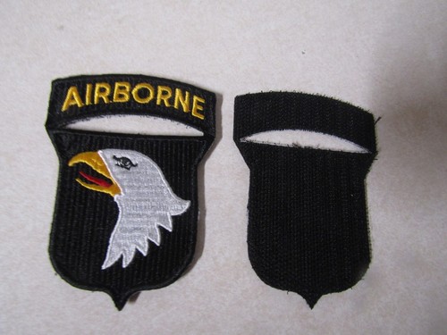 MILITARY PATCH US ARMY HOOK AND LOOP 101ST AIRBORNE DIVISION WITH TAB COLORED | eBay