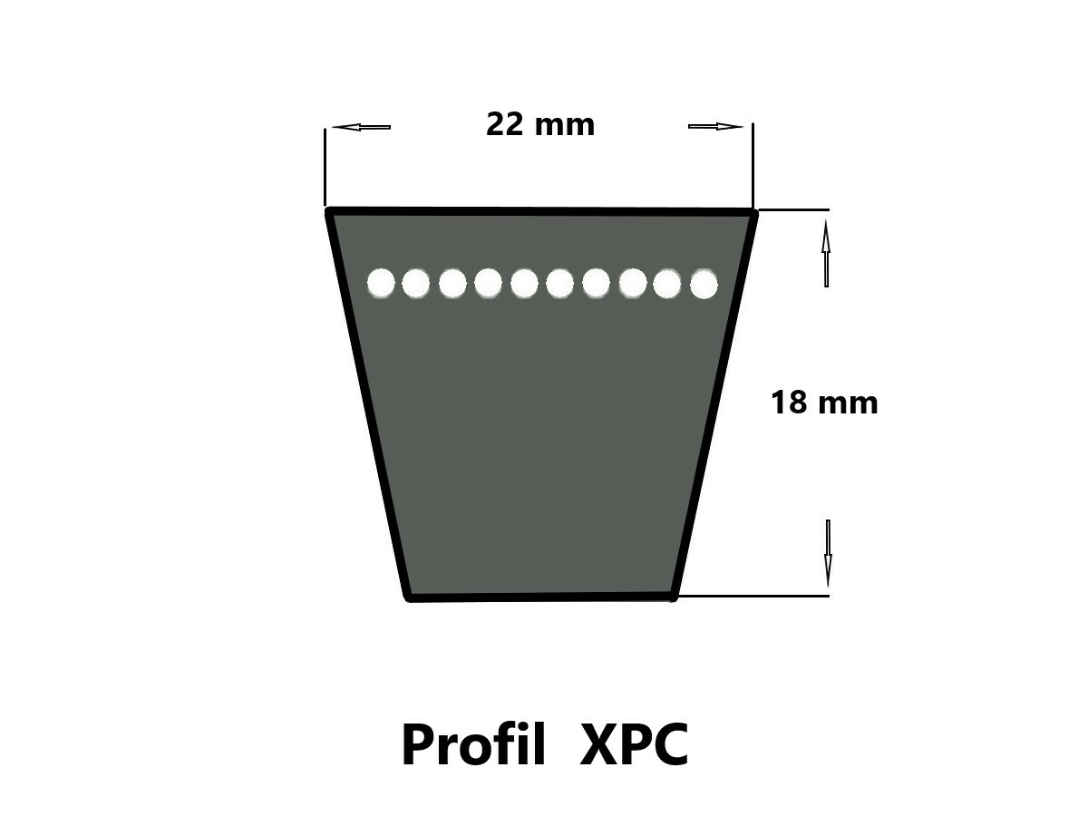 XPC6700 Lw, SWR Courroie Trapézoïdale Xpc 6700 Lw, Courroie ...