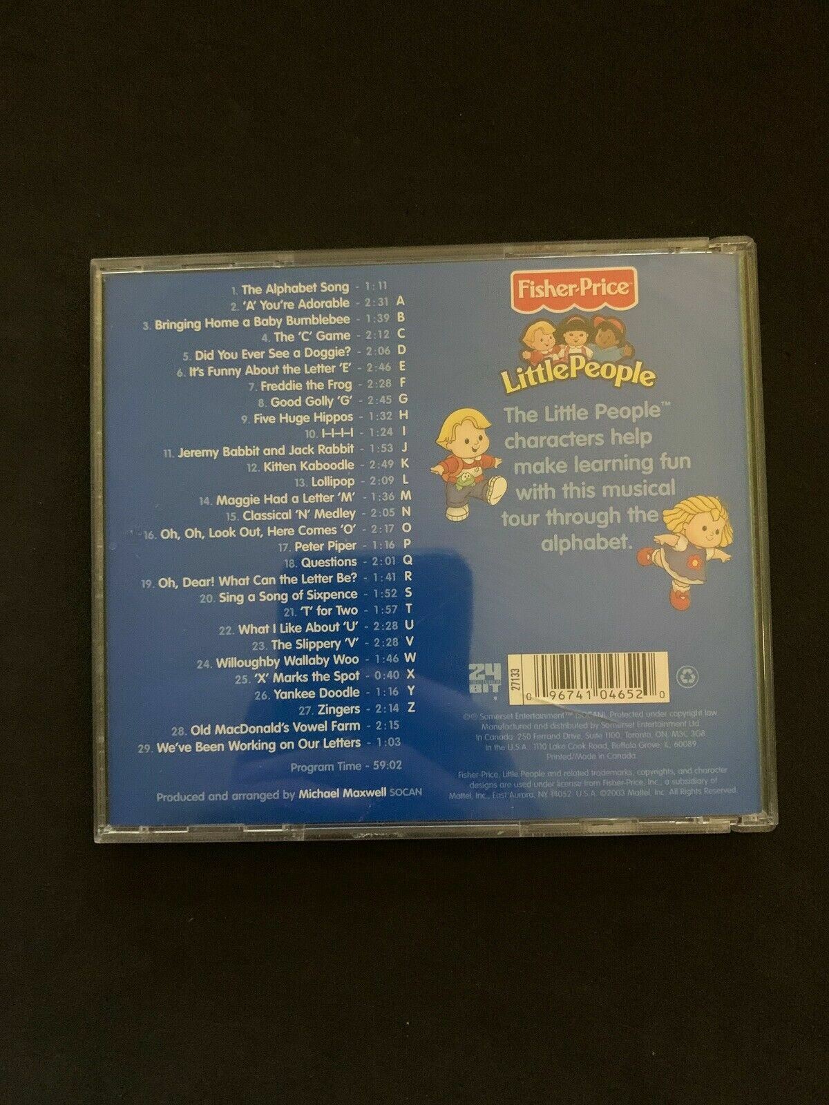 Little People: ABC Sing-Along by Fisher-Price (CD, Jan-2003, Fisher ...