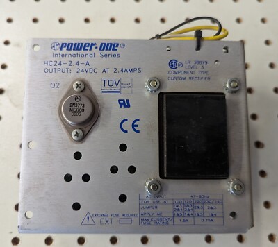1 Power One 24 VDC 2.4 AMP POWER SUPPLY (95) | eBay