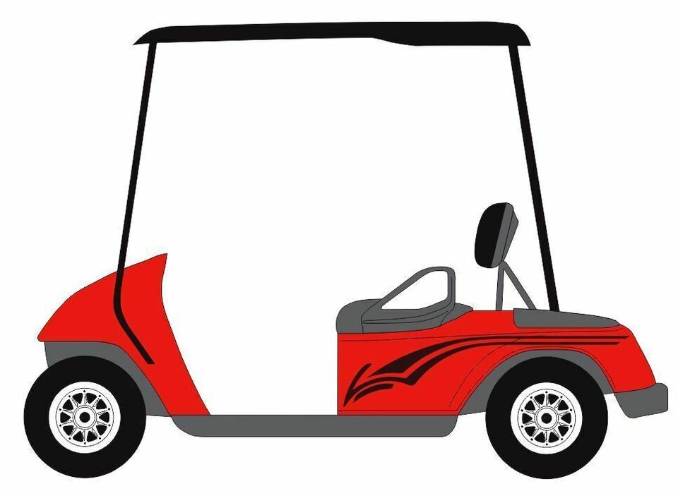 Swoop Golf Cart Decal 3M Vinyl Graphic Sticker Kit EZ Go Club Car ...