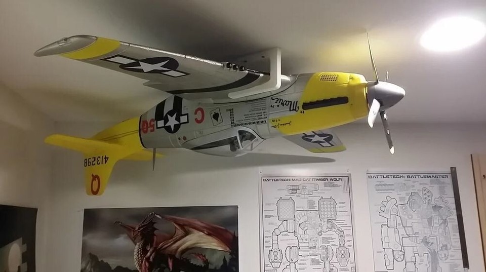 Ceiling Mount Wall Bracket Hangers for Hanging RC Airplane medium ...