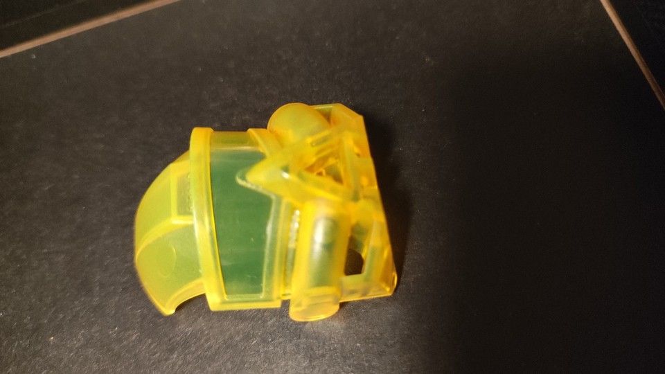 Kaukau Transparent Yellow, LEGO Bionicle Mask, Rare Misprint European ...