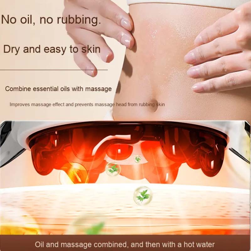 Waist Massager Electric Bian Stone Abdominal Belly Rubbing Machine | eBay