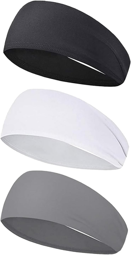 Sweat Headbands, Sports Headbands for Men Women, Head Band for Golf ...