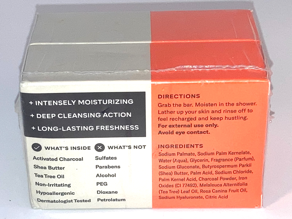 ORIGINAL ART OF SPORT AOS SET OF 2 BODY BAR SOAP CHARCOAL KOBE BRYANT ...