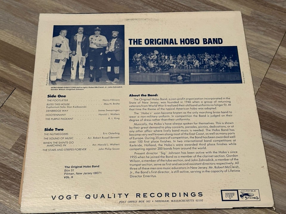 The Original Hobo Band-“Best Of The Hobo’s-Pitman, NJ LP | eBay
