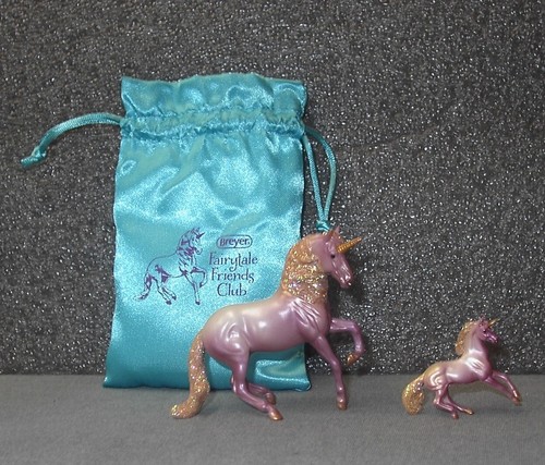BREYER STABLEMATE PINK ALBOROZO DAZZLE W/MINI #712314 NEW 19 FAIRYTALE ...