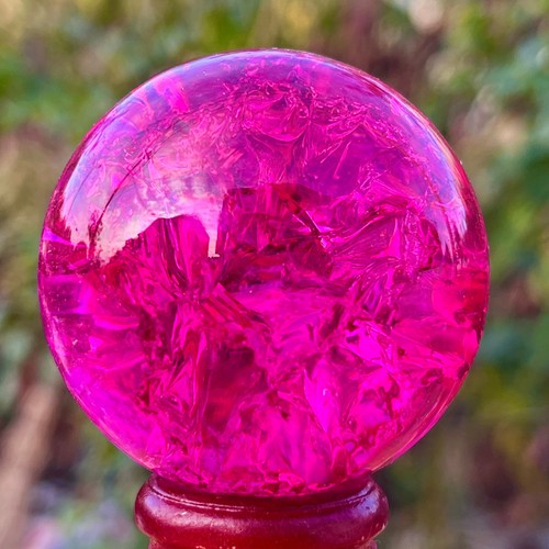 156G Natural Titanium Rainbow Quartz sphere Crystal ball Healing | eBay