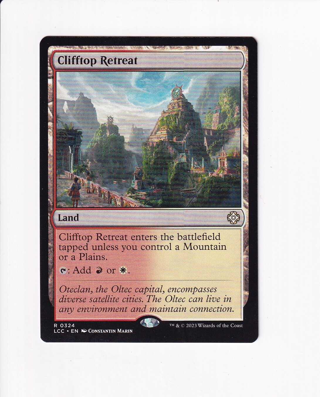 2023 MTG MAGIC COMMANDER THE LOST CAVERNS OF IXALAN CLIFFTOP RETREAT | eBay