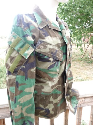 Raid Mod , Modified M81 Woodland Camo BDU Jacket Medium Reg #2 | eBay