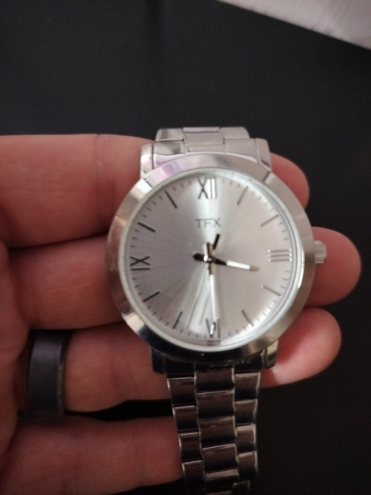 TFX Bulova 36A104 Men Silver White Roman Beat-up Analog Quartz Watch | eBay