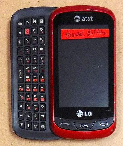 LG Xpression / Expression C395 - Red and Black ( AT&T ) Cellular Phone ...