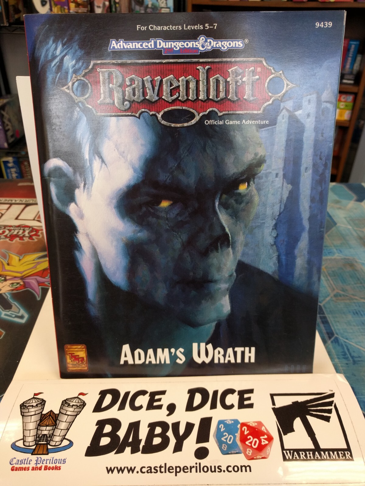 AD&D Adam's Wrath with Map Adventure Module - Ravenloft Levels 5-7 | eBay