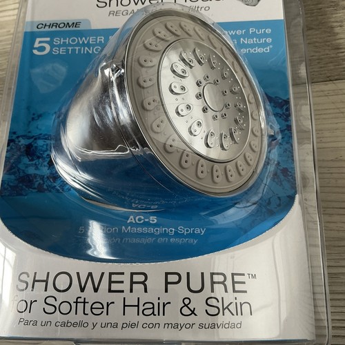 Sprite Showers Chrome Filtered Shower Head 5- Shower Settings | eBay
