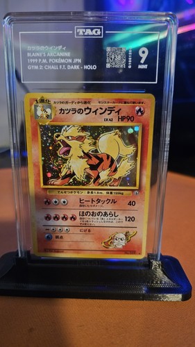 1999 Japanese Blaines Arcanine Tag 9 #1 RANK | eBay