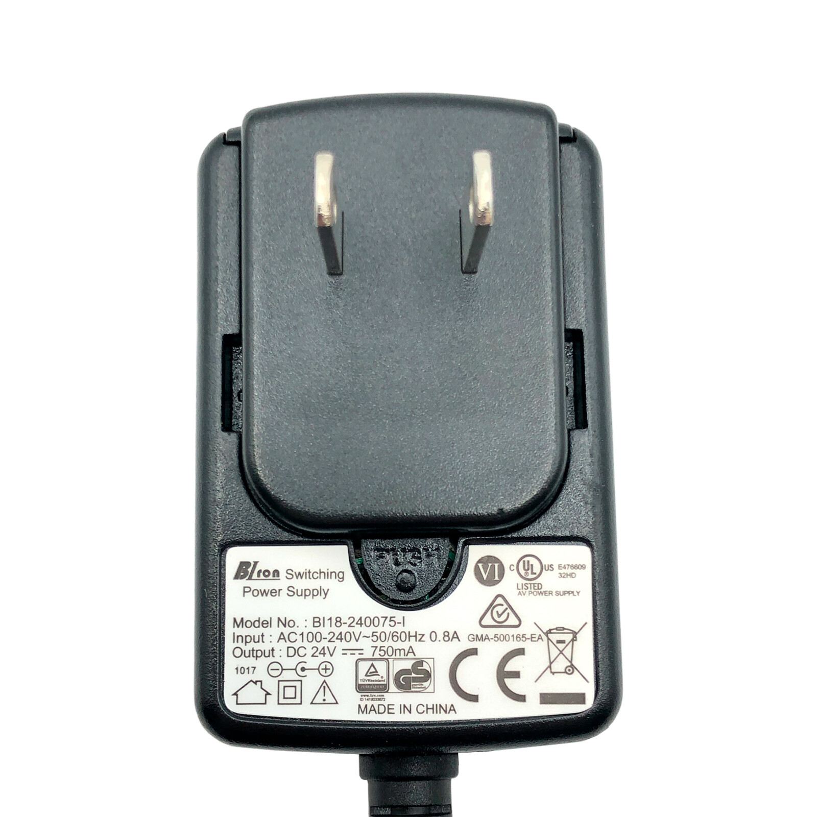Genuine BIron BI18-240075-I Switching Power Supply AC/DC Adapter 24V 0 ...