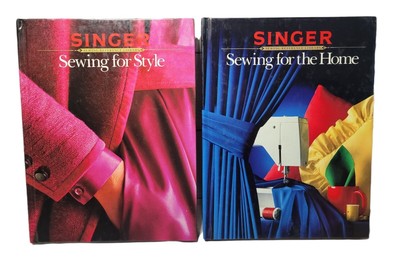 Lot Of 2 Singer Sewing Reference Library Books-Sewing for Style & For ...
