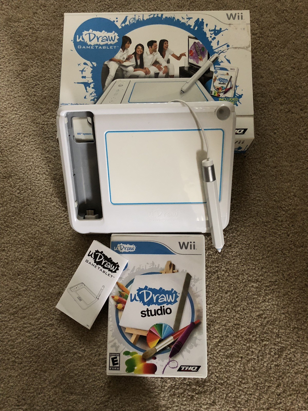 THQ uDraw GameTablet | Wii | White | uDraw Studio | Game Tablet w/ Draw ...