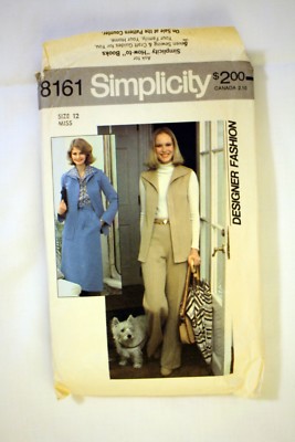 Vintage Simplicity 8161 sewing pattern 1970's sportswear | eBay