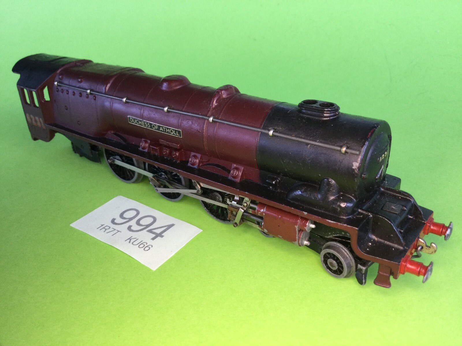 Hornby Dublo EDL2 3 Rail LMS 4-6-2 Duchess of Atholl serviced/remaged ...