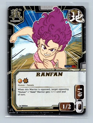 Dragon Ball Z CCG - Ranfan WA-033 - Gold Stamp 1st Ed Rare Warriors ...