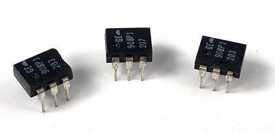 Three (3) GE Integrated Circuits 6-Pin 908P1 | eBay