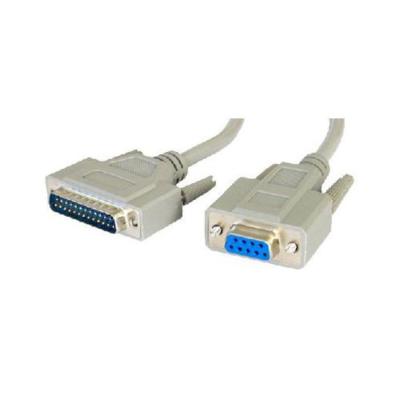 GI1890 Cavo seriale D9 femmina a D25 Pin Maschi Null Modem Cable 2 ...