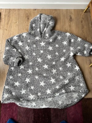 Jeff Banks Ladies Star Fleece Dressing Gown Robe Loungewear - One Size ...