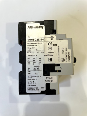 Allen Bradley 140M-C2E-B40 Motor Protection Circuit Breaker | eBay