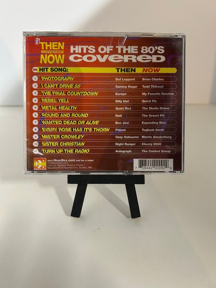 Then Covered Now Hits of the 80's Cover CD 2000 Various Artists Pop ...