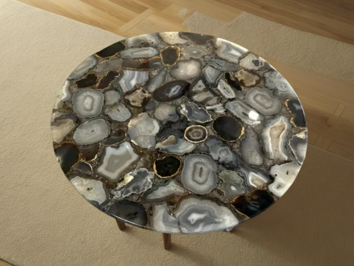 antique agate table/ agate dining table/ agate coffee table/ agate ...