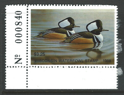 Bigjake: #WI2, $3.25 Buffleheads, 1979 Wisconsin Duck Stamp | eBay