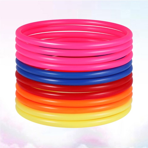 24 Pcs Kids Throwing Toy Plastic Toss Rings Throwing Rings Game | eBay