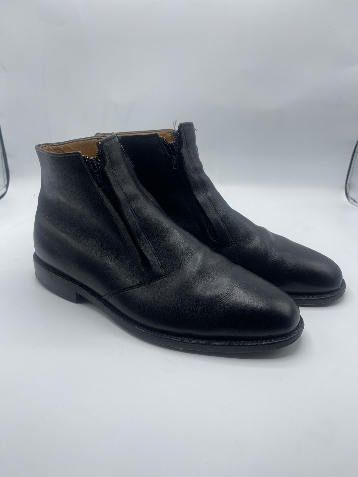 Men's Allen Edmonds York Double Zip Up Ankle Boots Sh… - Gem