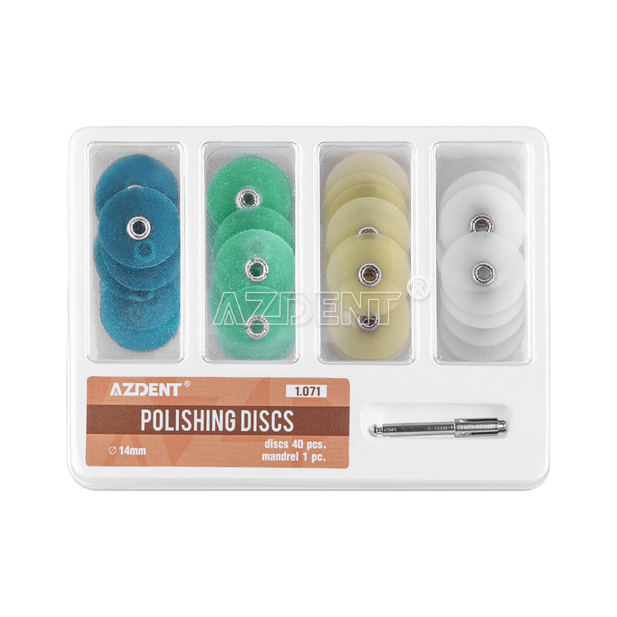 Dental Composite Contouring Polishing Finishing Discs 12/14mm + Mandrel ...
