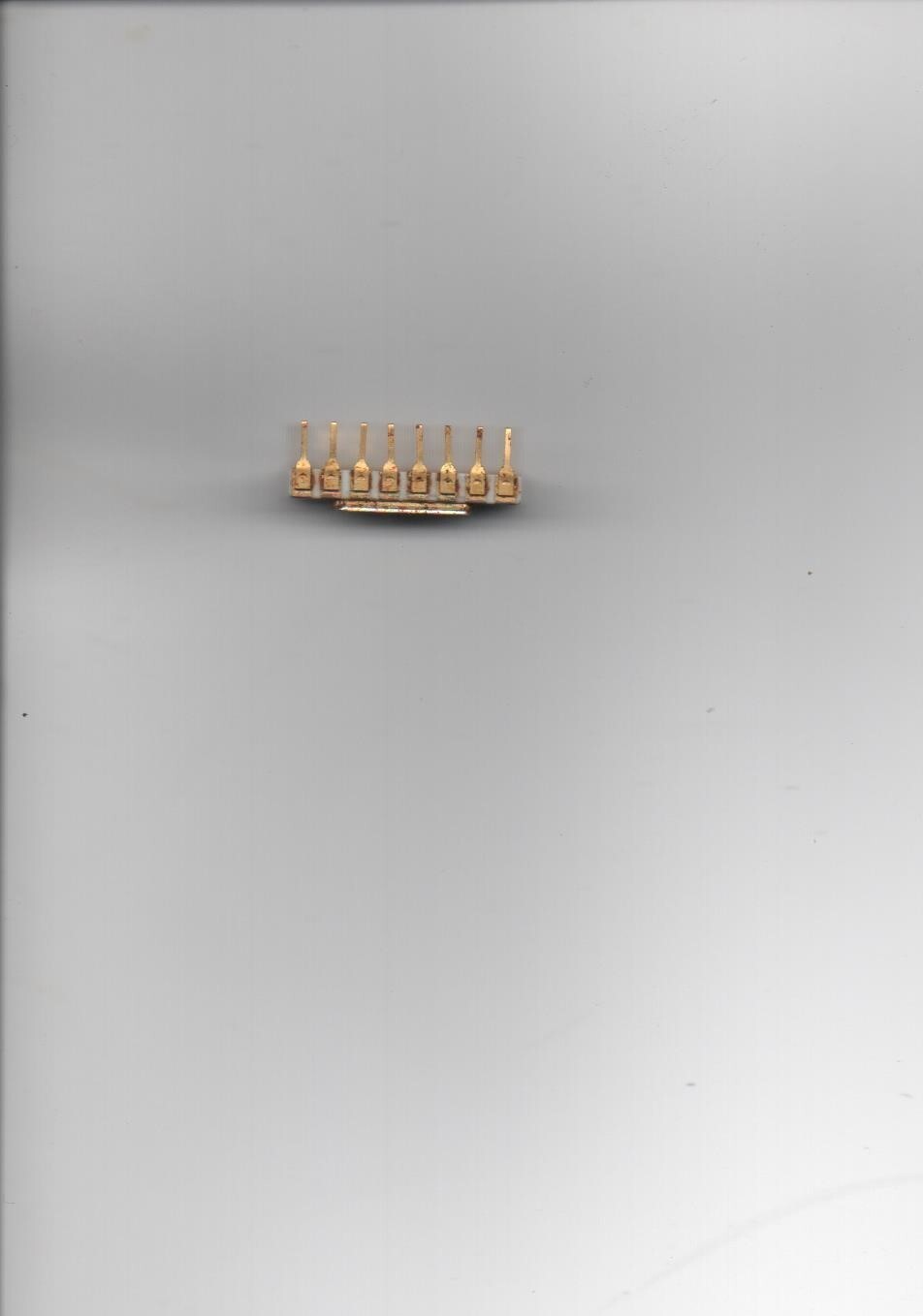 INTEL C4004 Chip, Vintage Rare White Ceramic Gold CPU Chip, 1st CPU ...