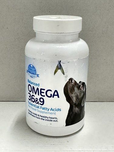 Omega 369 Fish Oil 1000mg 90 Capsules for Dogs Skin Coat Joints Heart ...