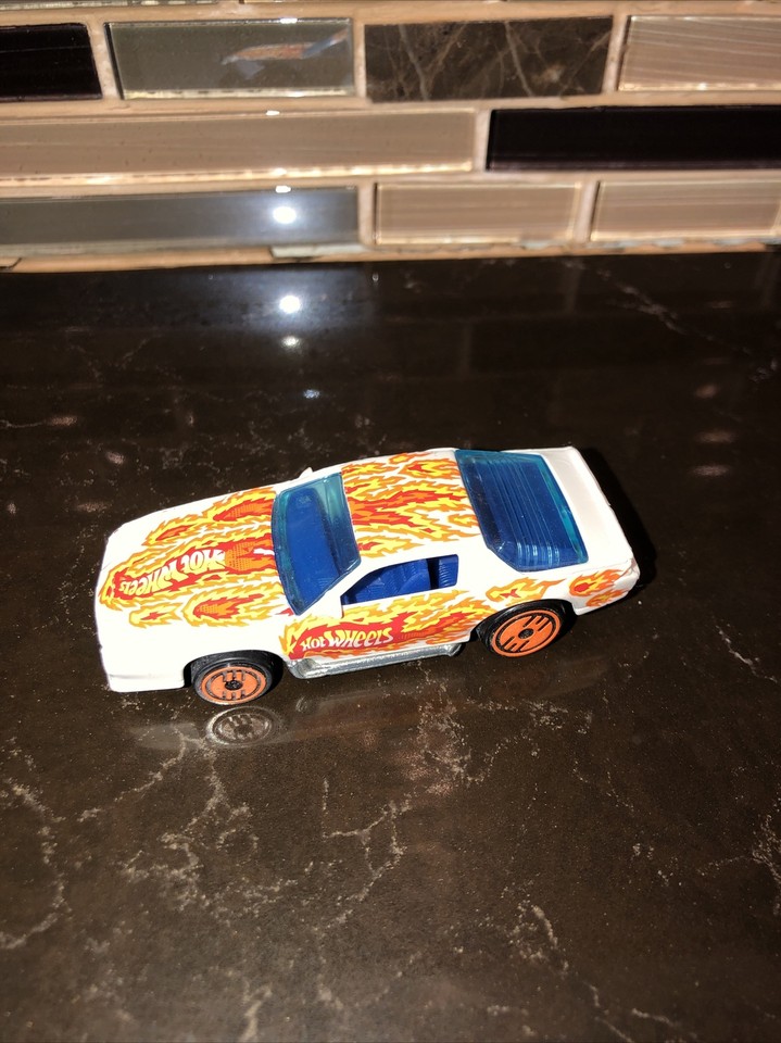 Vintage 80s 90s hot wheels Mattel race car with flames Hot Rod Racer | eBay