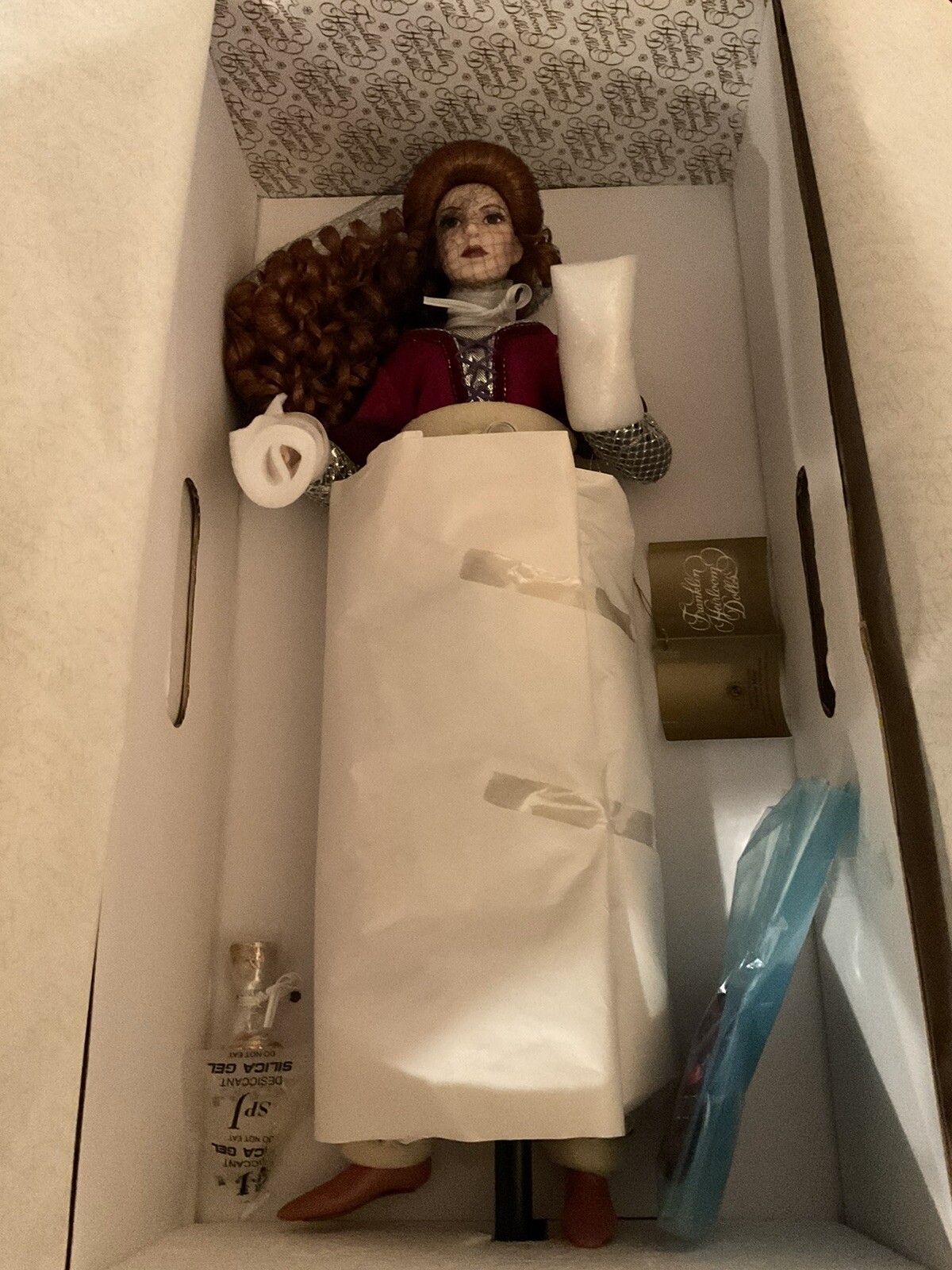 NEW Queen Morgan Le Fay Doll Franklin Mint Camelot Heirloom Series RARE ...