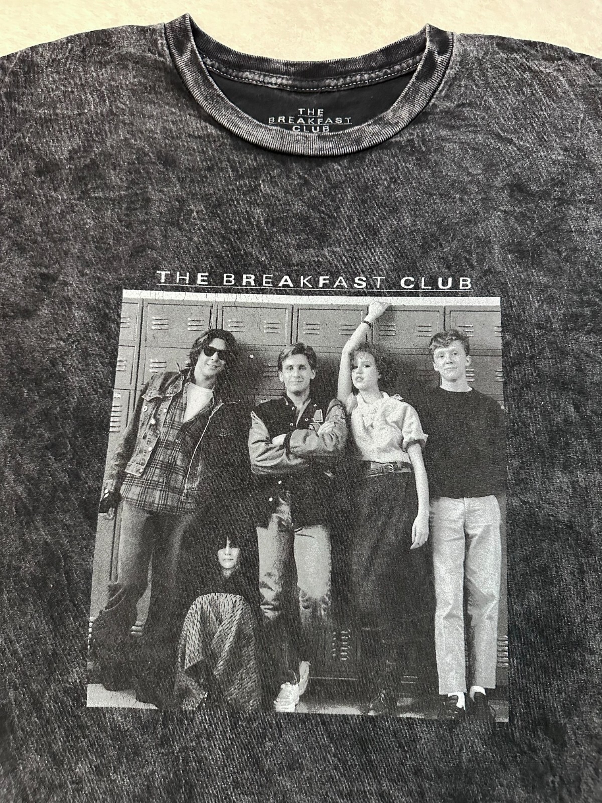 2000s The Breakfast Club Movie Poster Graphic Promo T… - Gem