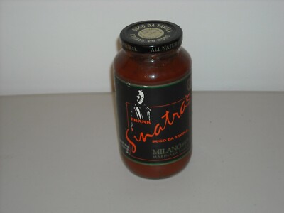 VERY RARE 1991 Frank Sinatra's Spaghetti Sauce 25 Oz. BRAND NEW ...