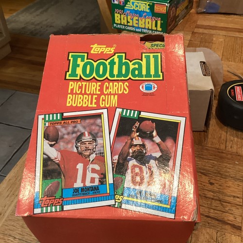 1990 Topps Football Wax Box Of 36 Factory Sealed Packs | eBay